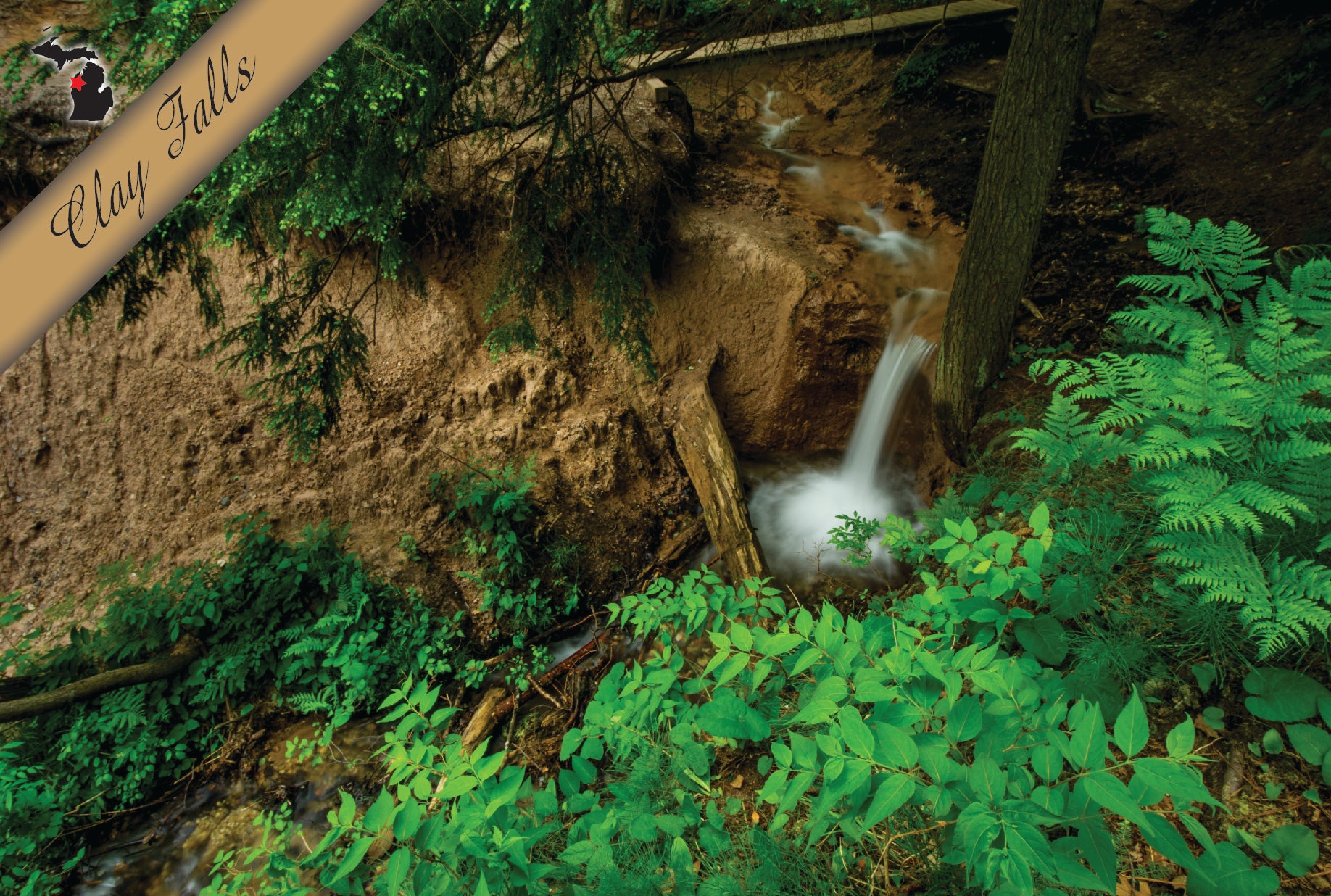 Clay Falls Postcard | Michigan Upper Peninsula | Phil Stagg Photography ...